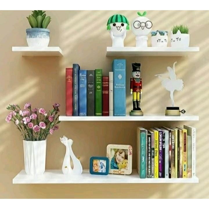 Jual RAK DINDING SUDUT AMBALAN TEMPEL ( 1 SET ISI 3 / 4 RAK ) RAK ...