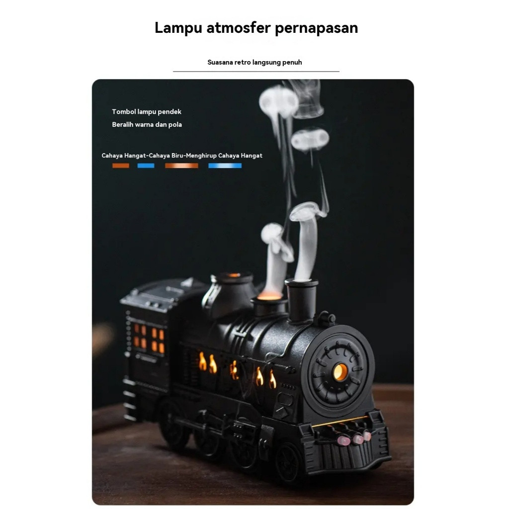 Jual Diffuser humidifier kereta api aromaterapi diffuser 300Ml ...