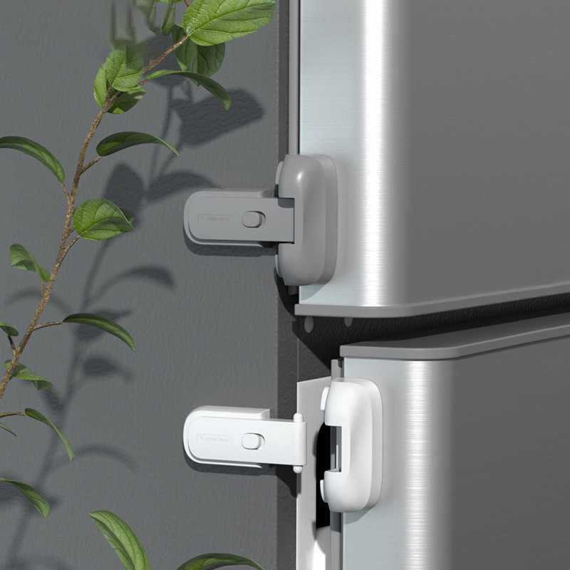 Jual Child Safety Fridge Lock Cabinet Door Baby Protection Kids Safety ...