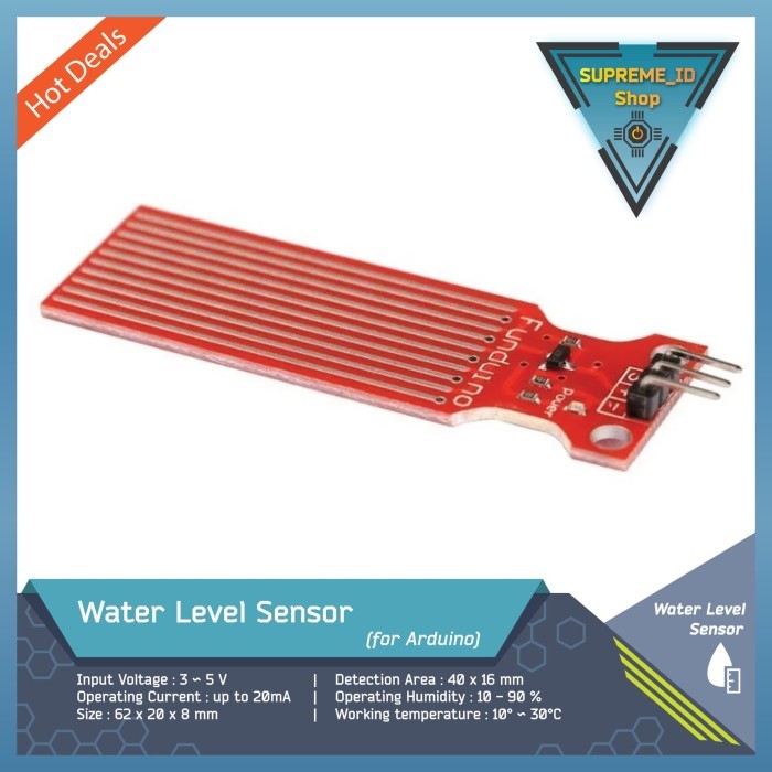Jual DN99 Water Level Detection Sensor Module | Arduino Raspberry pi | Shopee Indonesia