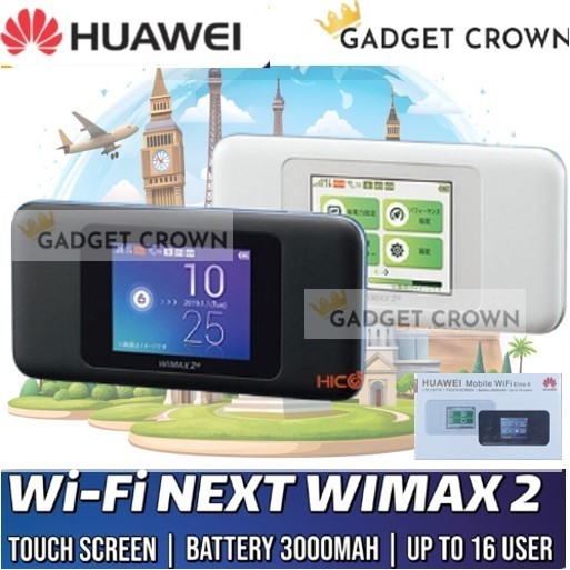 Jual HUAWEI ELITE 6 MIFI 4G Modem Wifi Mobile Portable CAT19 W06 Wimax 2 - Putih | Shopee Indonesia