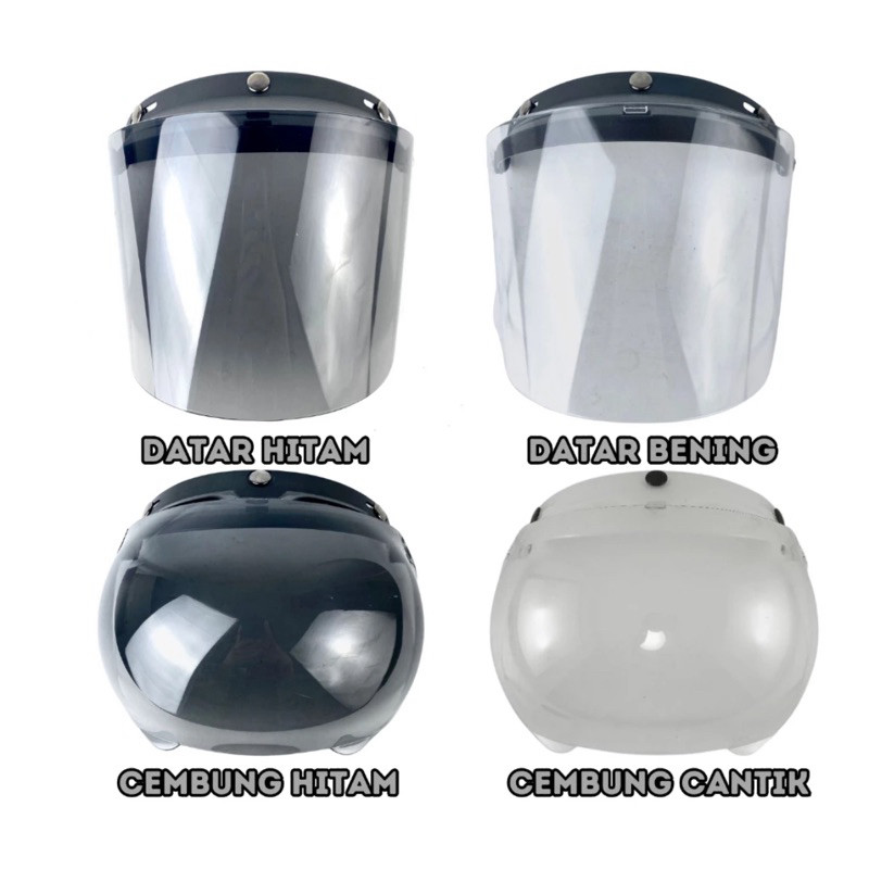 Jual Kaca Helm Retro / Bogo - Club Helm Bandung | Shopee Indonesia