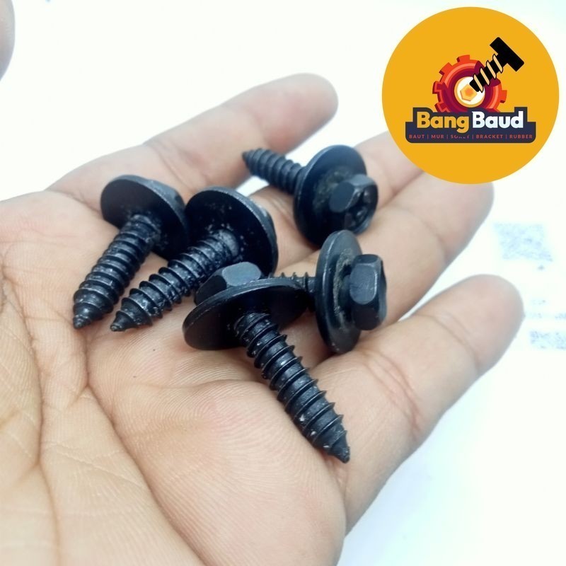 Jual BOLT SCRW M6x20 BAUT SKRUP BESAR M6 BAUT 10 BAUT BAMPER BODY MOBIL ...