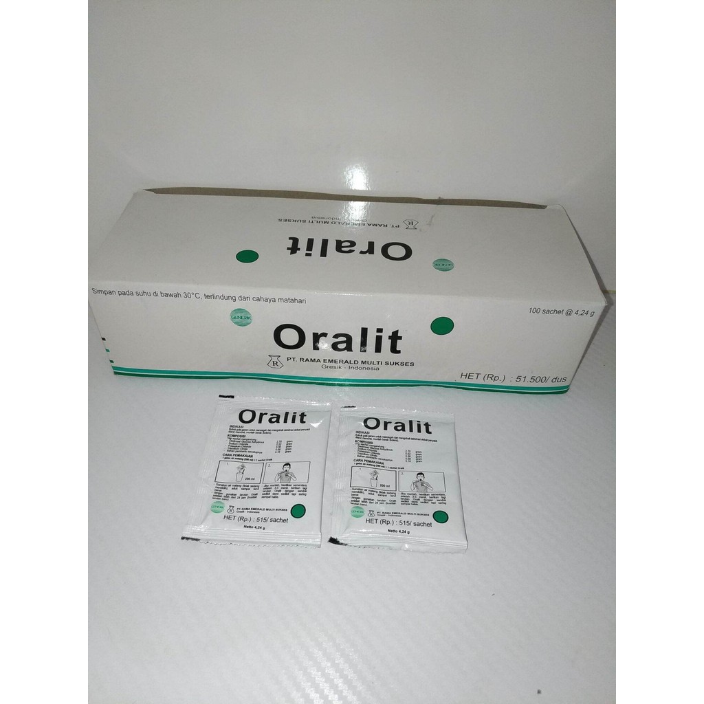 Jual Oralit per 2 sachet pengganti elektrolit obat mencret diare ...