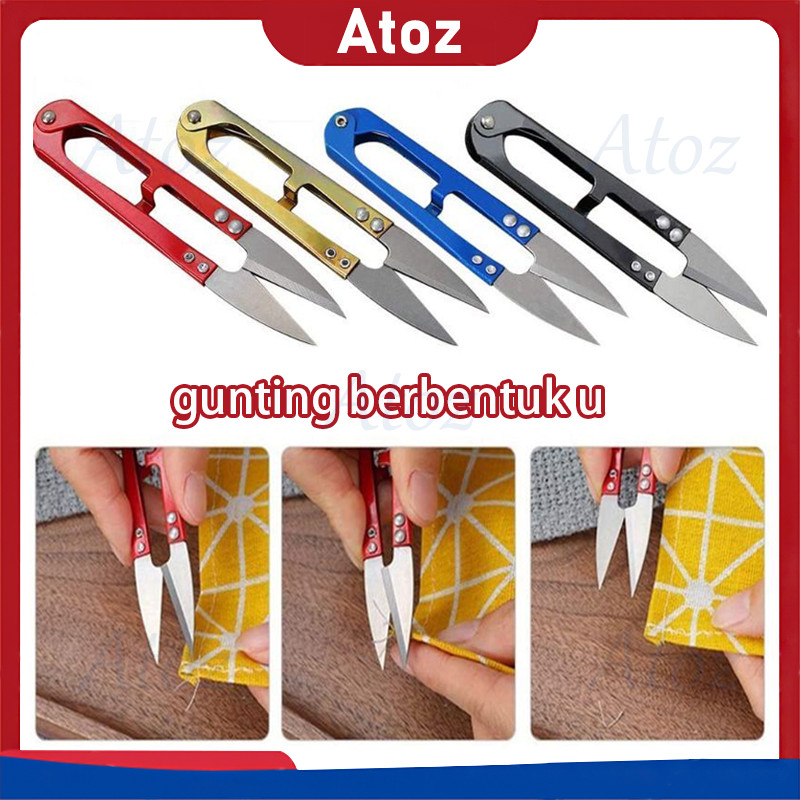 Jual gunting berbentuk u/gunting benang pengrajin/gunting benang jahit ...