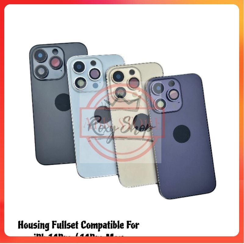 Jual BACK CASING - HOUSING FULLSET FOR IPH 14 PRO / IP 14 PRO MAX HIGH ...