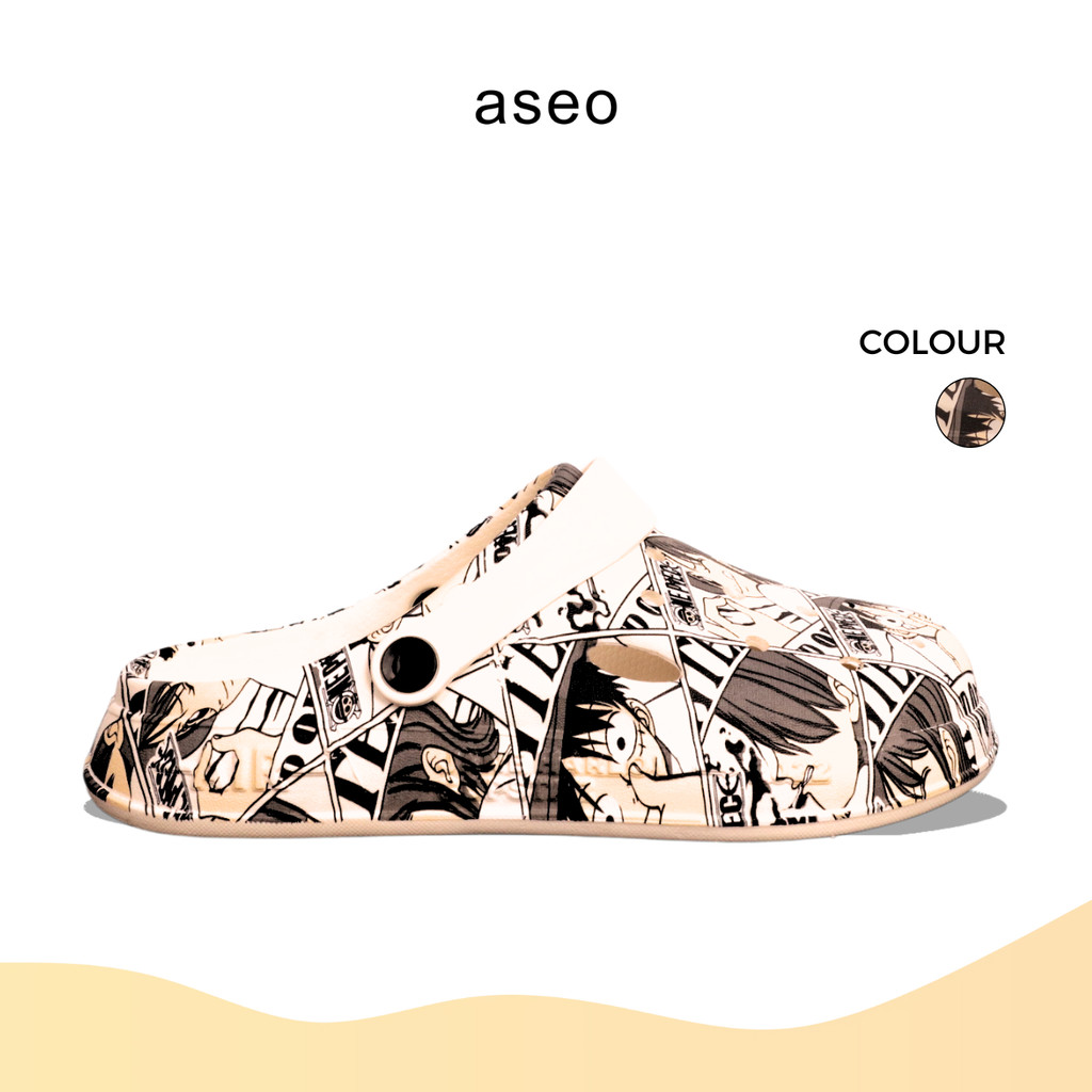 Jual Aseo Sandal Pria Wanita Baim One Piece Terbaru Clog Karet Rubber ...