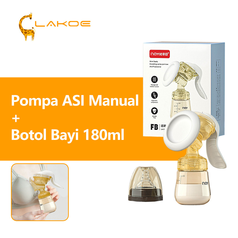 Jual LAKOEOFFICIALMALL Pompa ASI Manual Hisap Kuat Breast Pump Pumping ...
