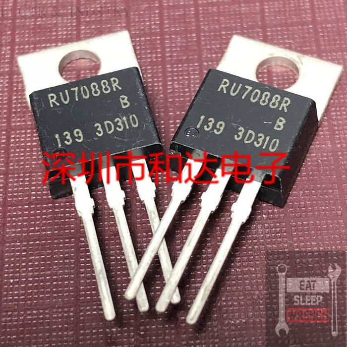 Jual ORIGINAL RUICHIPS RU7088R RU7088 7088 N-Ch 70V 80A TO-220 - MADE ...