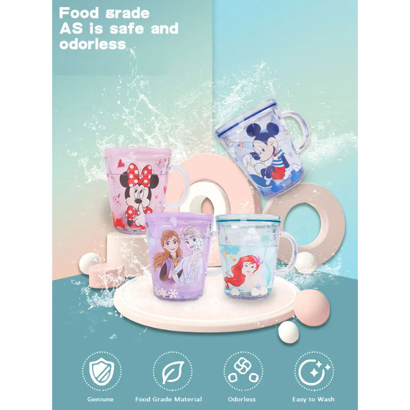 Jual Disney Original Floating Cup With Glitter Licensed Gelas Minum Anak Karakter Lucu 260ml ...