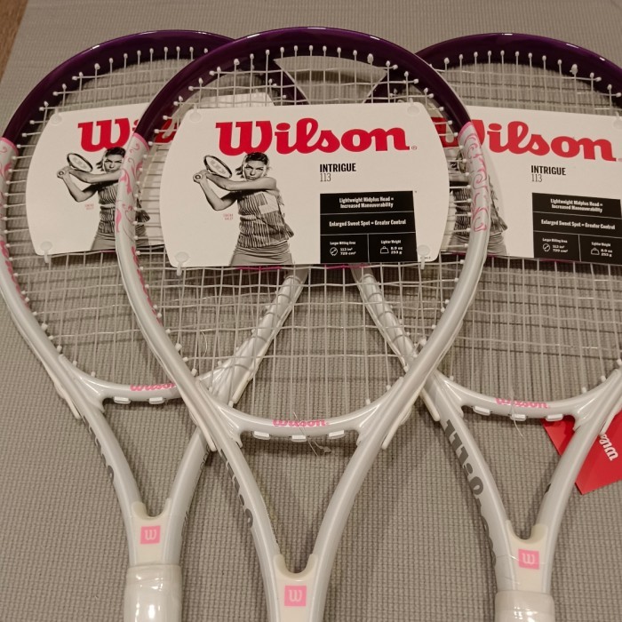 Jual Raket Tennis Wilson Tennis Racquet Intrigue Light 113 Purple ...
