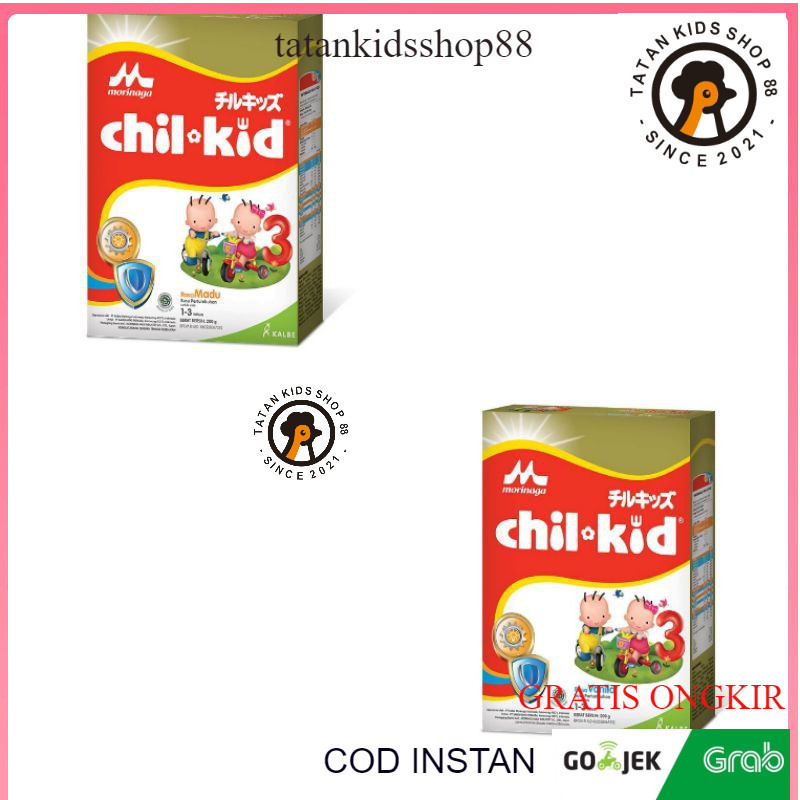 Jual Morinaga Chil Kid Gold 1 Sampai 3 Tahun 190gr Dan 390gr Rasa ...