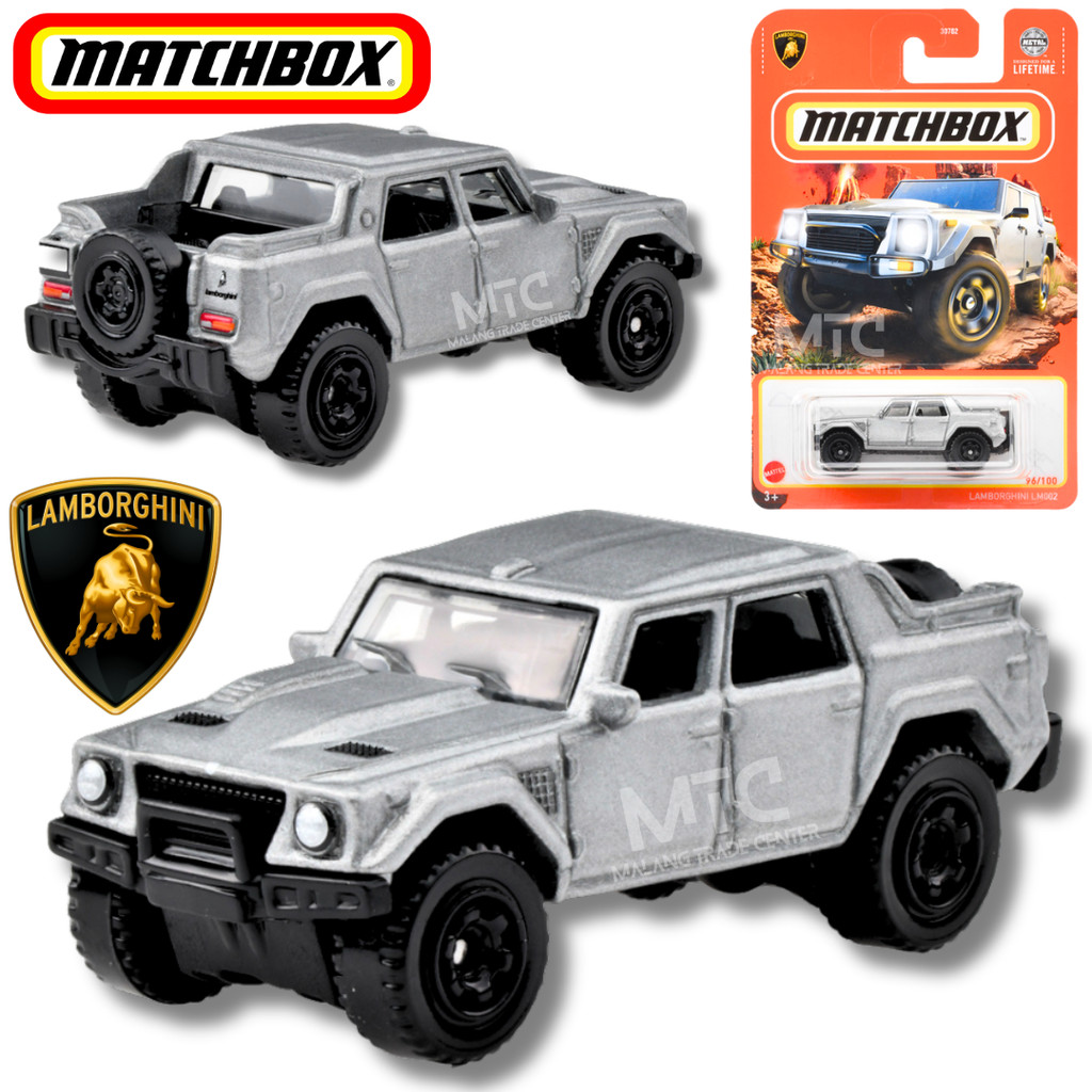 Jual Matchbox Lamborghini LM002 Silver 93AB | Shopee Indonesia
