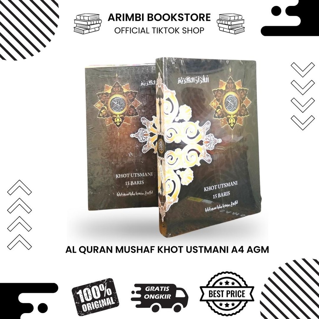 Jual Al Quran Mushaf Khot Ustmani A4 AGM | Shopee Indonesia