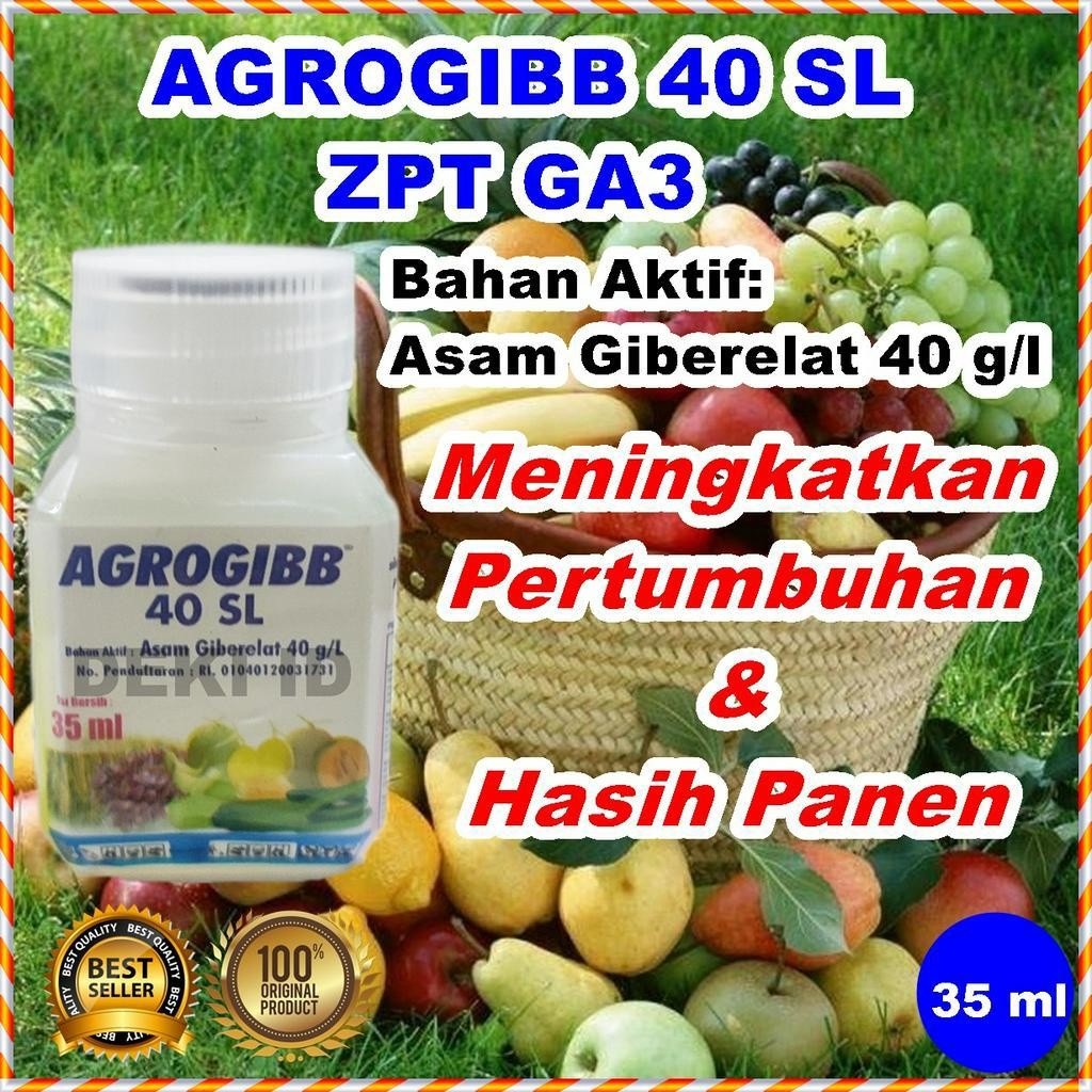 Jual GA3 Agrogib 40 SL 35 ml ZPT Hormon Giberelin Acid Agrogibb Zat ...