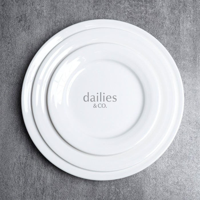 Jual Saint James Concentric Plate/ Piring Makan Keramik | Shopee Indonesia