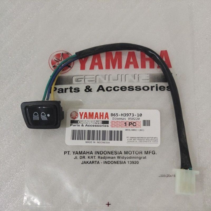 Jual Tombol saklar Dim Yamaha Aerox 155 Original ABC MOTOR | Shopee ...