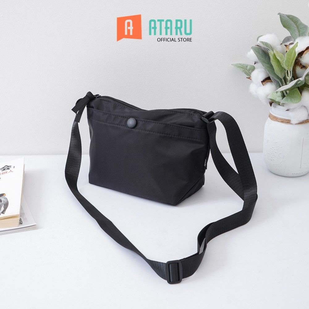 Jual Ataru Ukuran Small Tas Selempang Nylon - Hitam Sling Bag Stylish ...