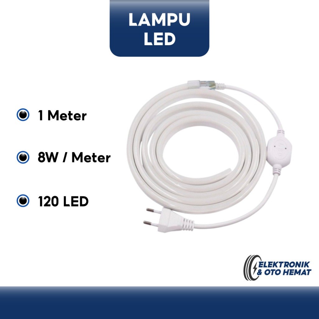 Jual Lampu LED Neon 220V Flexible Strip Waterproof Praktis Tinggal ...