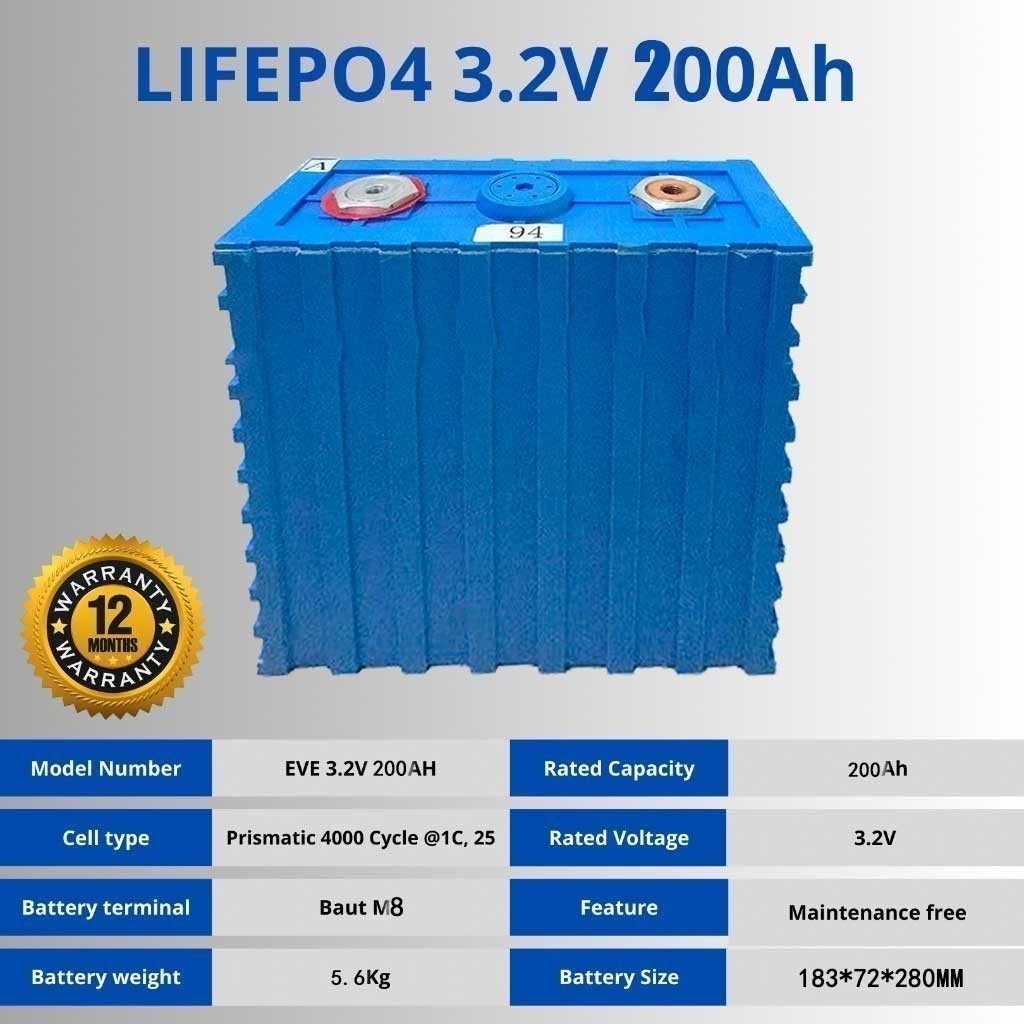 Jual UPS BMS lifepo4 Baterai 12V 【 CATL 200AH Baterai】Baterai Surya Kekuatan Besar 3.2V 30ah ...