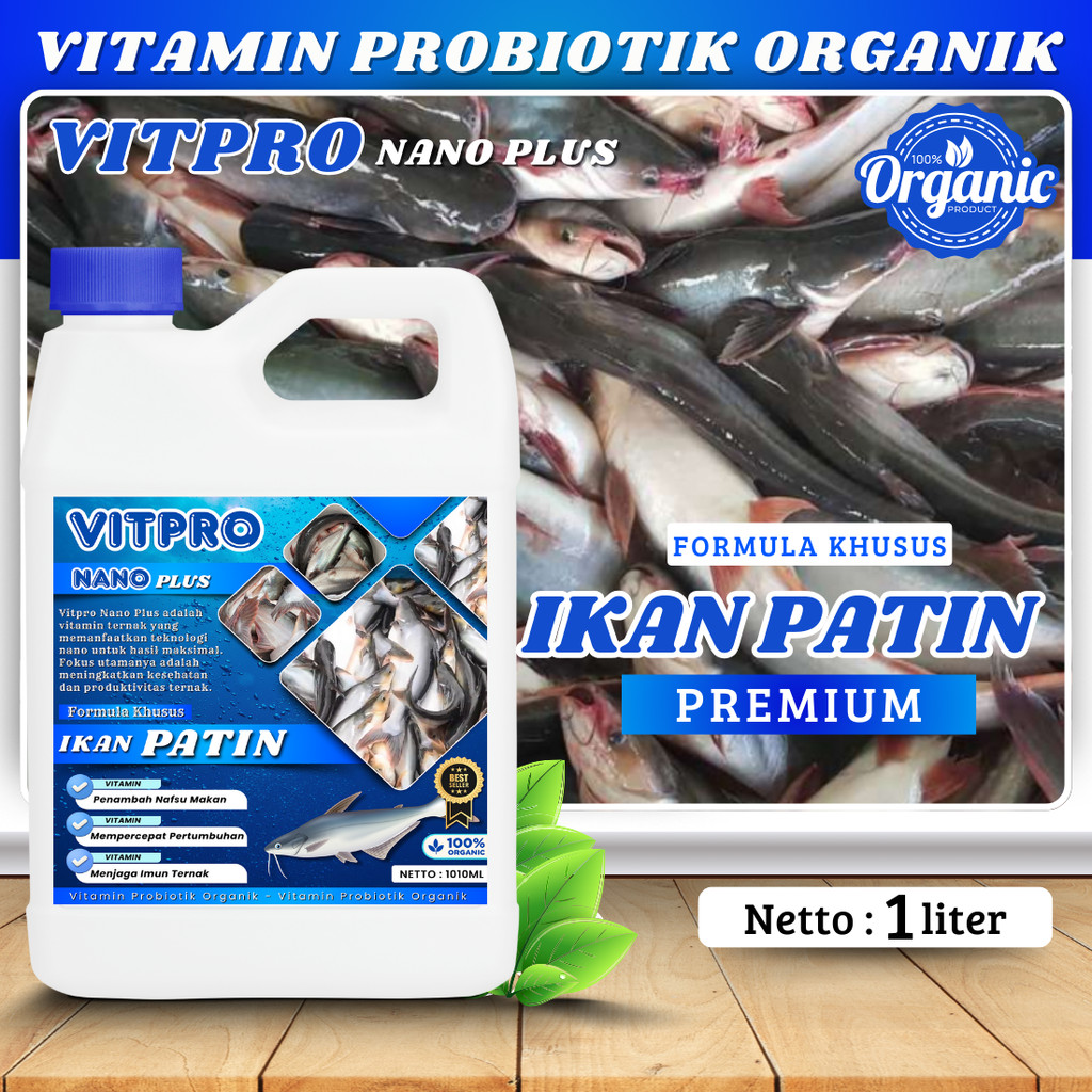 Jual Vitpro Nano Plus IKAN PATIN | Vitamin & Probiotik Ikan PATIN Cepat ...