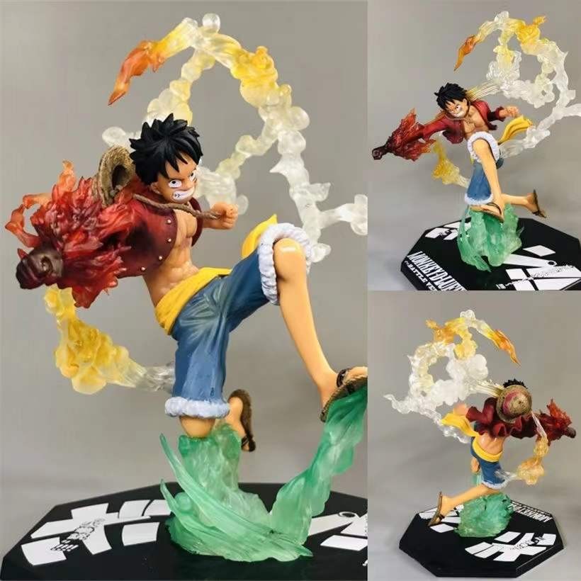 Jual One Piece Anime Monkey·D·Luffy Roronoa Ace Pvc Action Model ...