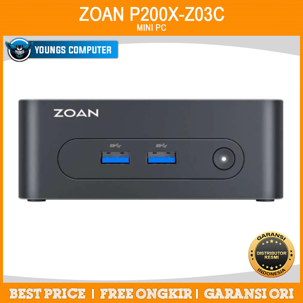 Jual MINI PC ZOAN P200X-Z03C Mini PC Intel Core i5 12450H Gen 12th (1x ...