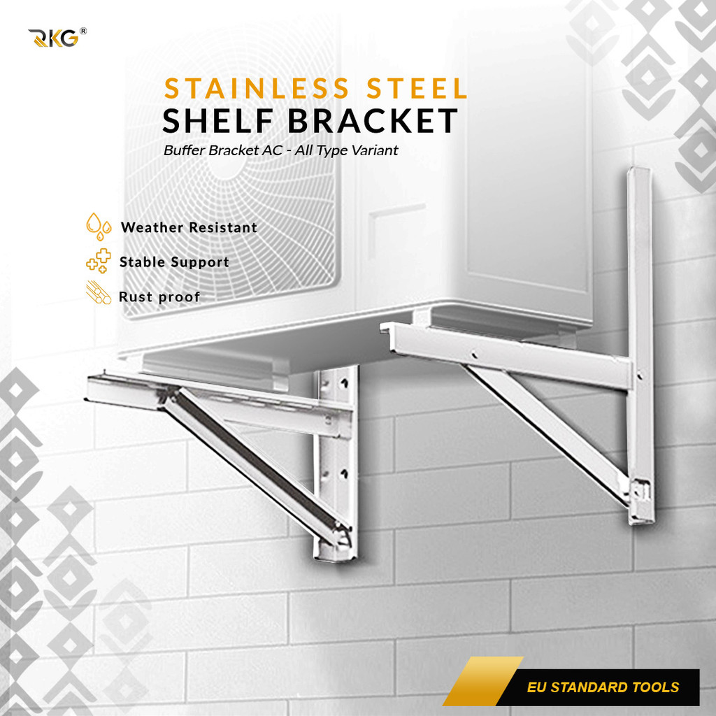 Jual Shelf Bracket AC Outdoor Stainless Steel Siku Rak Air Conditioner ...