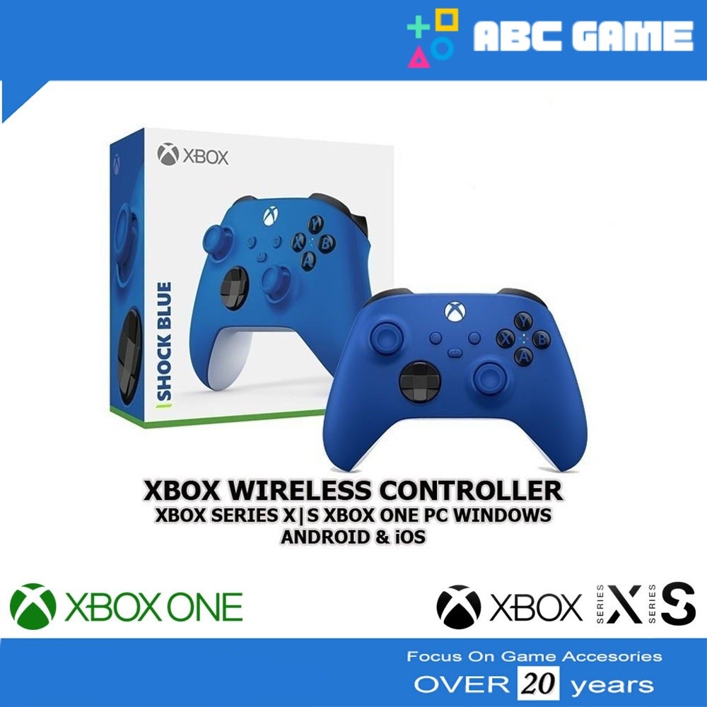 Jual Stick Stik Controller Xbox Series X S One PC Laptop Wireless Biru ...