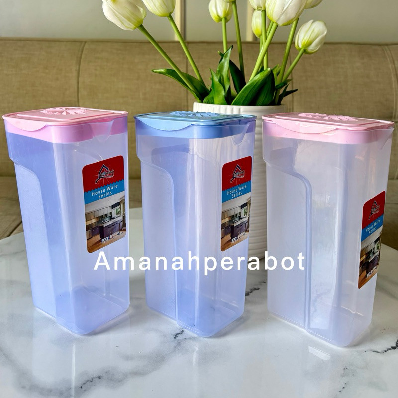 Jual BOTOL MINUM KULKAS TEMPAT AIR KOTAK 1300ML Botol Utsuri Alexis ...