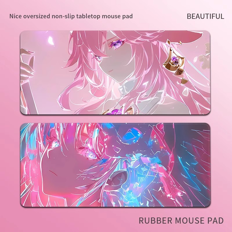 Jual Gaming Mouse Pad Colorful Flowing Light Beauty Premium Quality ...
