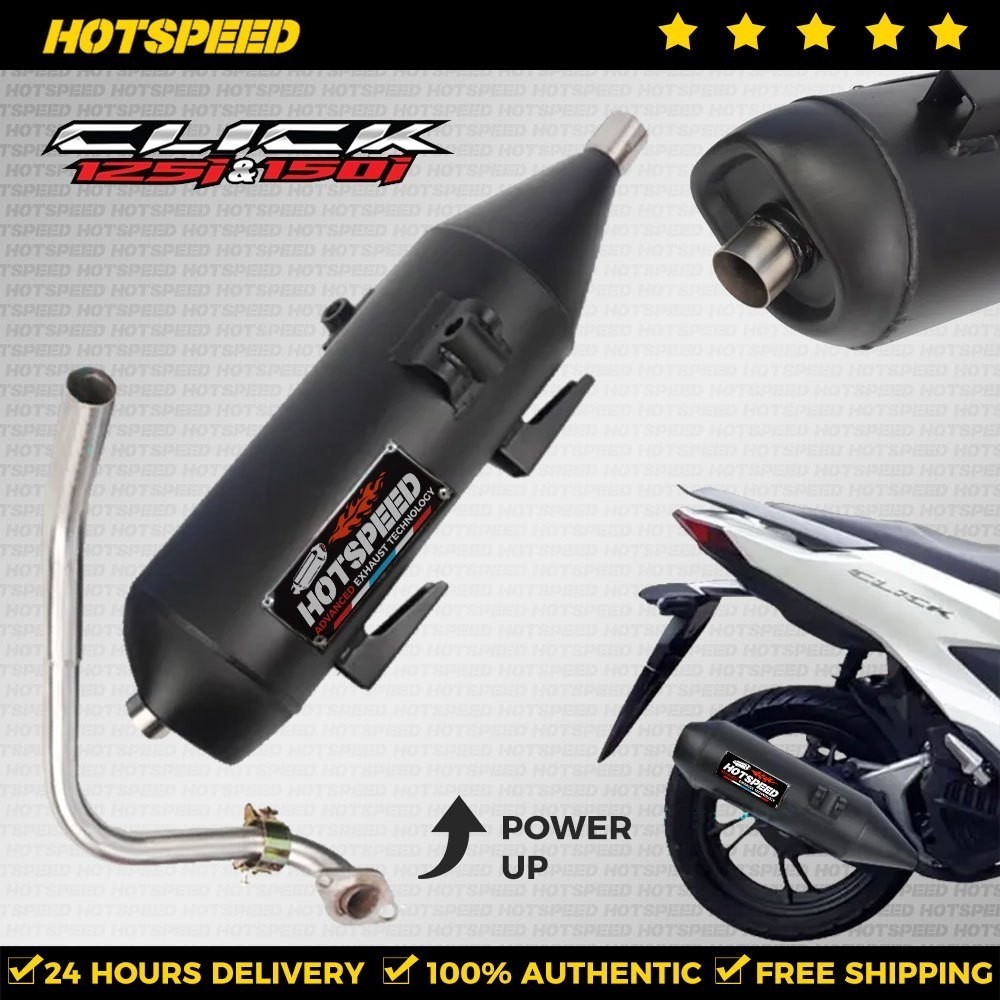 Jual Premium HOTSPEED Muffler Pipe For Click 125i 150i Original Power ...