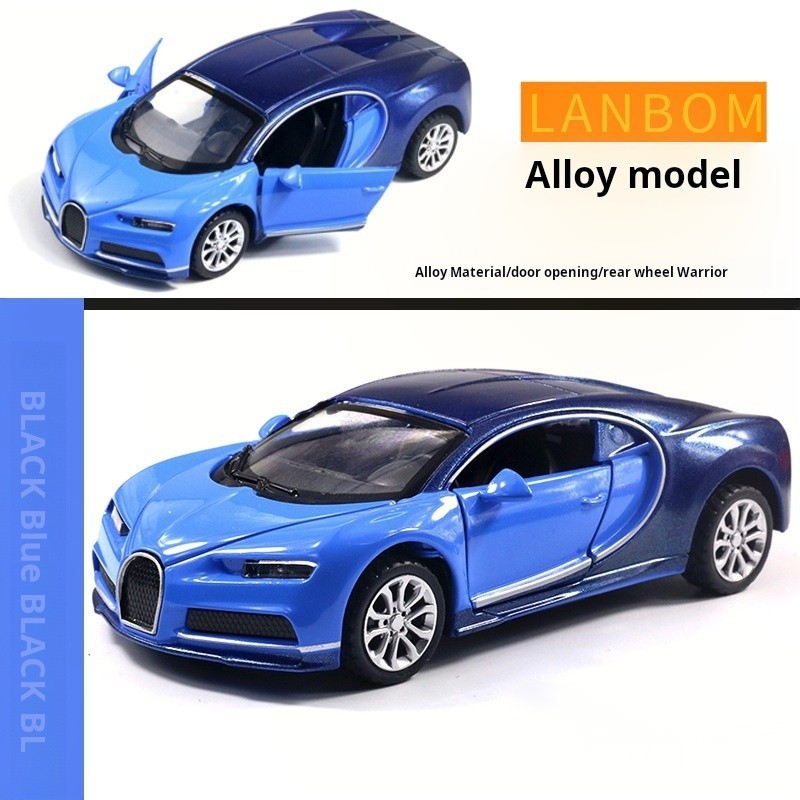 Jual 1:36 Bugatti Toy Car Super Sport Vehicle Miniature Model Free ...