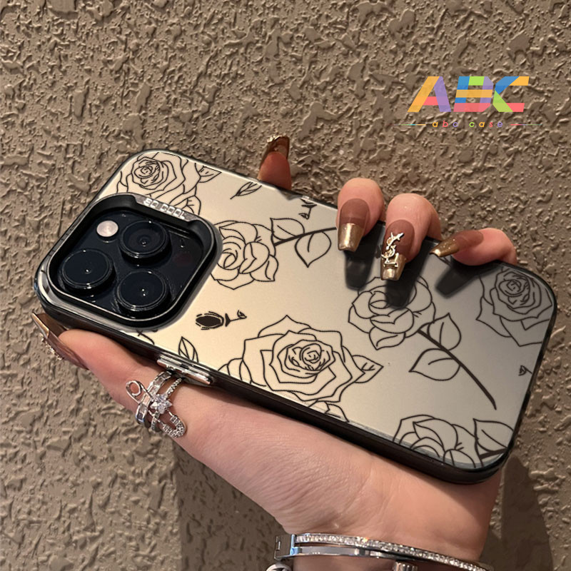 Jual Garis bunga mawar. case iPhone seri Kompatibel untuk case hp ...