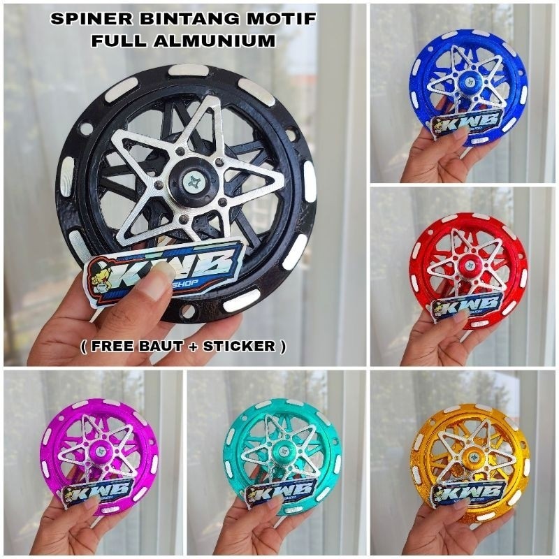 Jual Cover spiner kipas spiner bintang motif full almunium pnp all ...