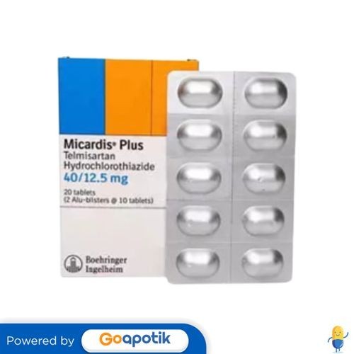 Jual Micardis Plus 40 Mg Box 20 Tablet | Shopee Indonesia
