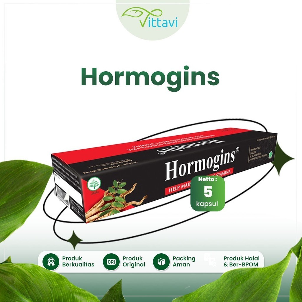 Jual obat kuat alami Hormogins penambah hormon testosteron stamina ...