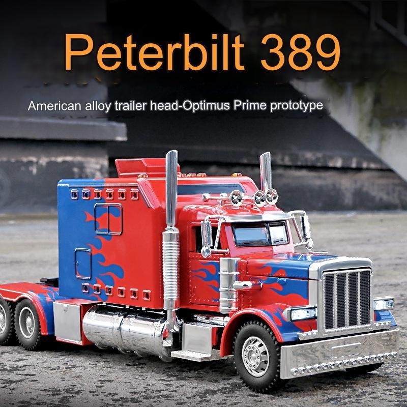 Jual Diecast Miniatur Mobil Alloy car Diecast Model 1:24 Peterbilt 389 ...