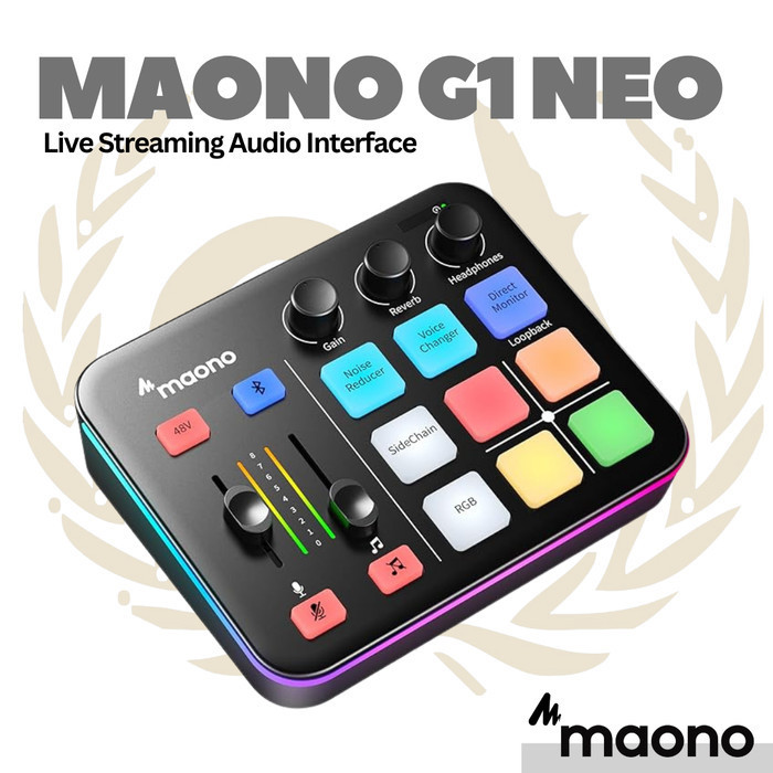 Jual Maono G1 Neo Live Streaming Audio Interface - Soundcard Gaming Podcast | Shopee Indonesia