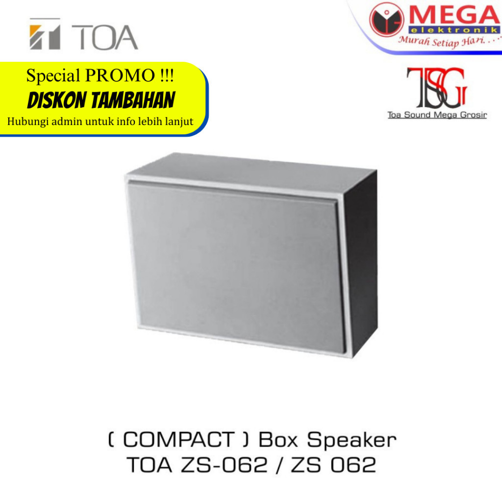 Jual TOA COMPACT BOX SPEAKER ZS-062 / ZS 062 | Shopee Indonesia
