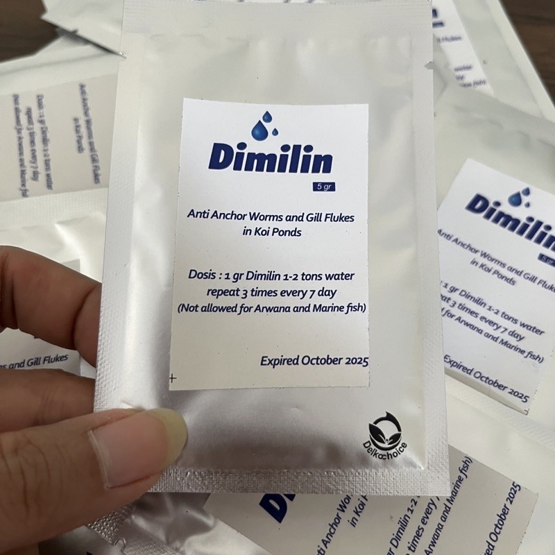Jual Dimilin Obat Ikan Hias Kutu bakteri jamur cacing pita ikan koi ...