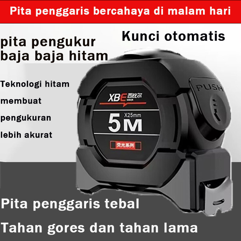 Jual Milometer mini berteknologi hitam/alat ukur kain pengunci otomatis ...