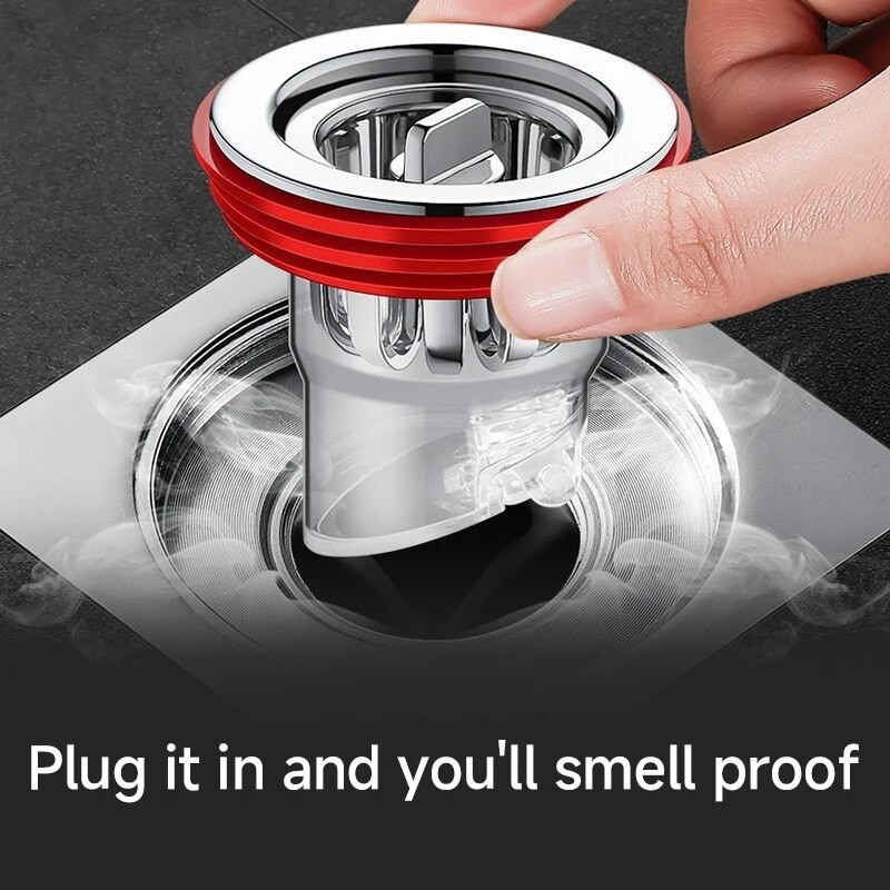 Jual Odor Proof Floor Drain Valve-Sewer Core Backflow Preventer Shower ...