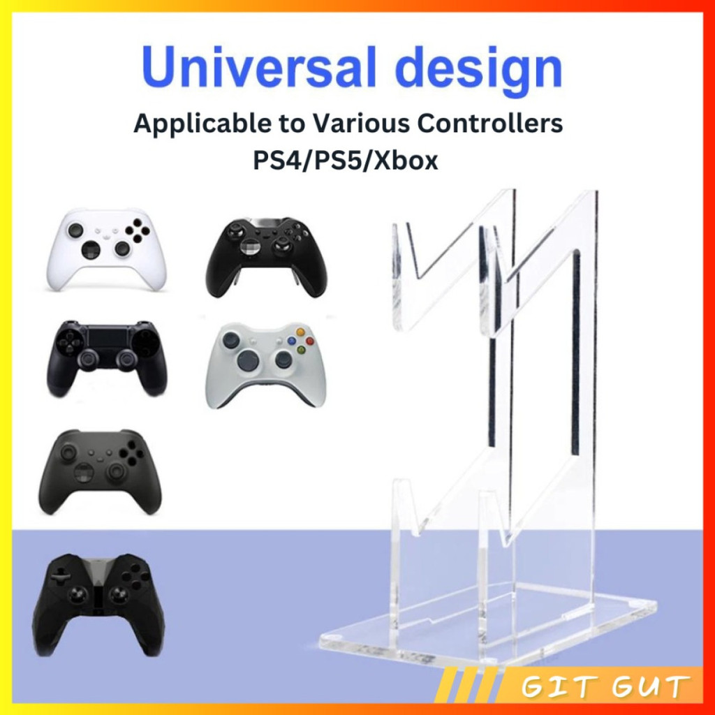 Jual Vertical Dual Controller Display Stand Holder PS4 PS5 Dualsense ...