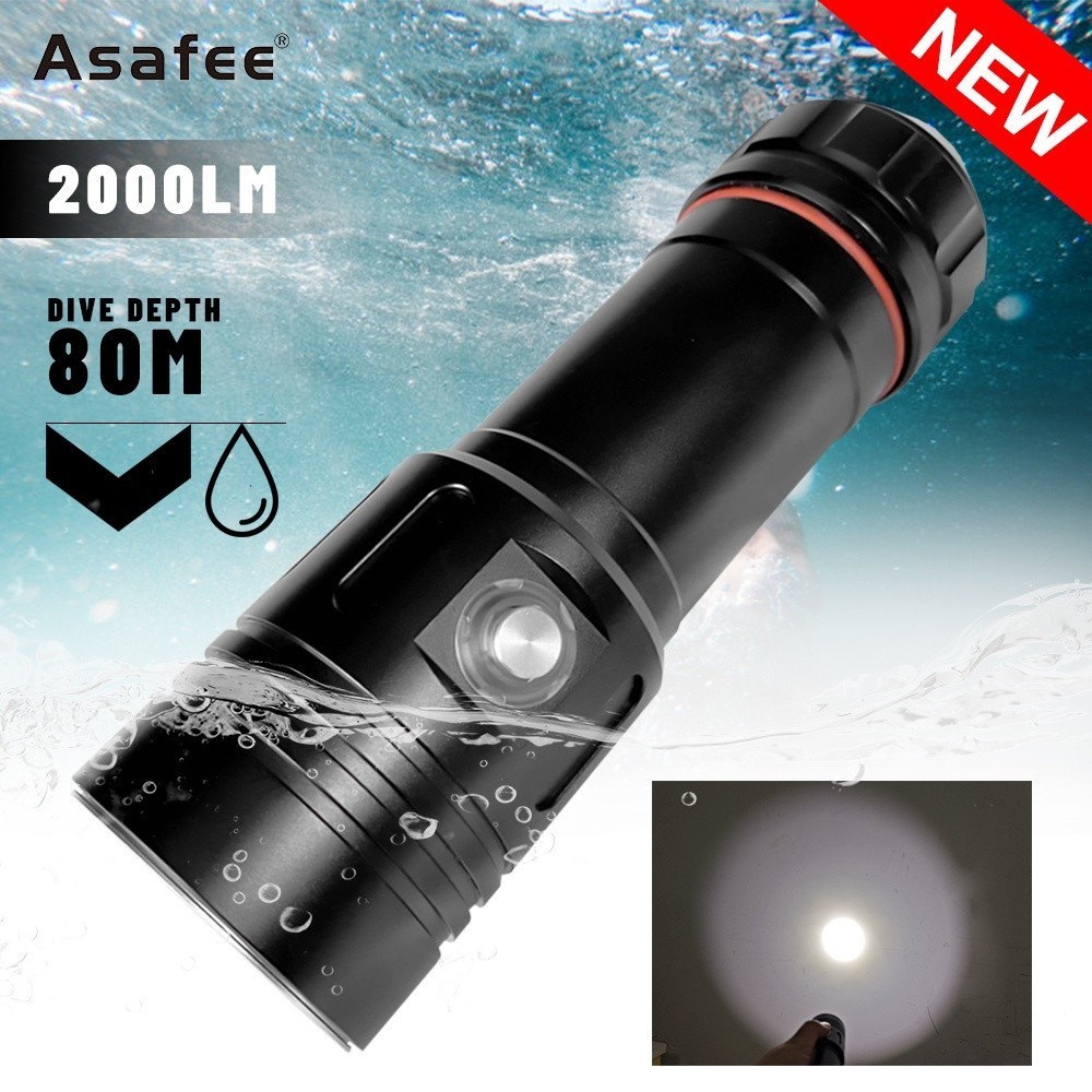 Jual Asafee 1500-2000Lm Xhp50 Manik Lampu Af05D Versi Upgrade Senter ...