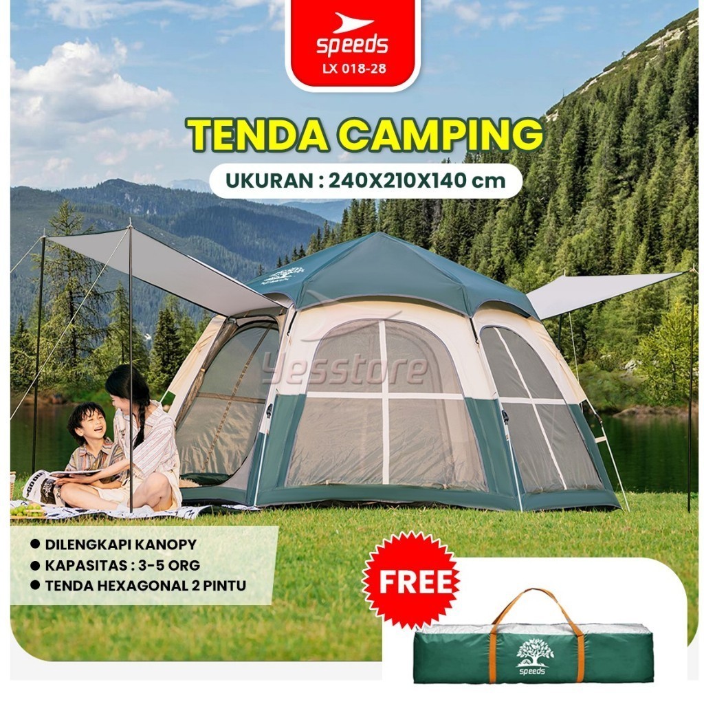 Jual Speeds Original Original Tenda Camping Besar Otomatis Portabel ...