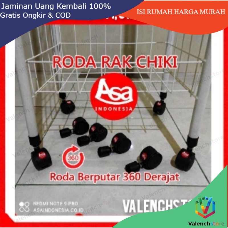 Jual RODA RAK CHIKI , RAK ROTI , RAK SERBAGUNA, RAK PIRING, RAK CEKER ...