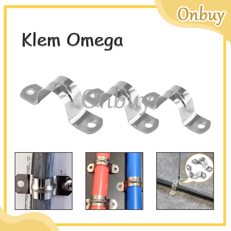 Jual Klem omega 1/2" / Klem Pipa Paralon Model Omega | Shopee Indonesia