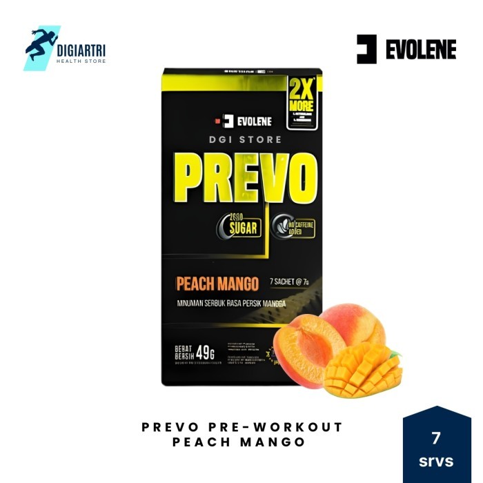 Jual Evolene Prevo 7 sachet | Suplemen Pre Workout 35 gram | Original ...
