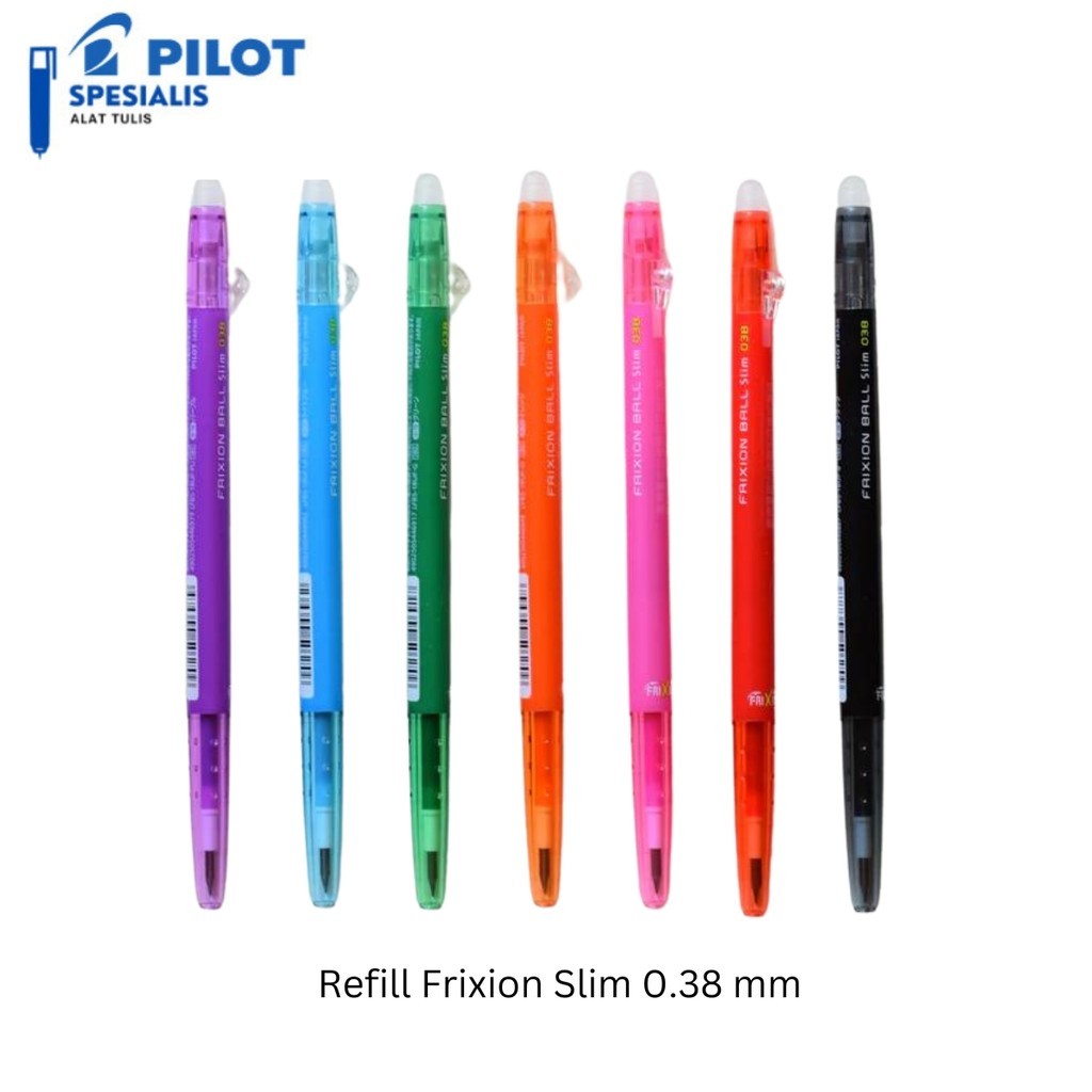 Jual Pulpen Pilot Frixion Slim 0.38 mm Colors Pulpen Erasable Bisa ...